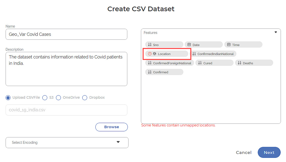 Creating a Map Widget - RubiSight User Guide